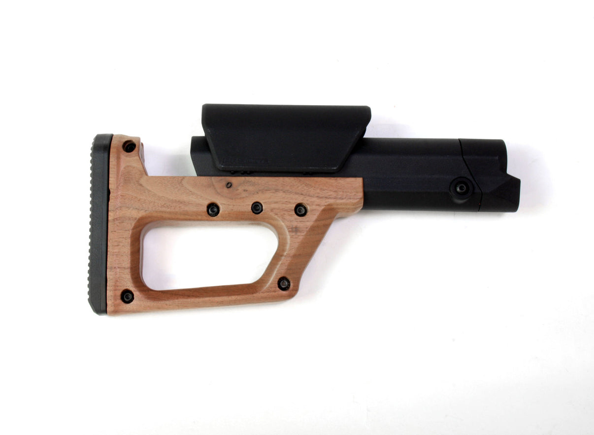 CNC Machined Walnut wood AR-15 stock JMK Customs – www.jmkcustoms.com