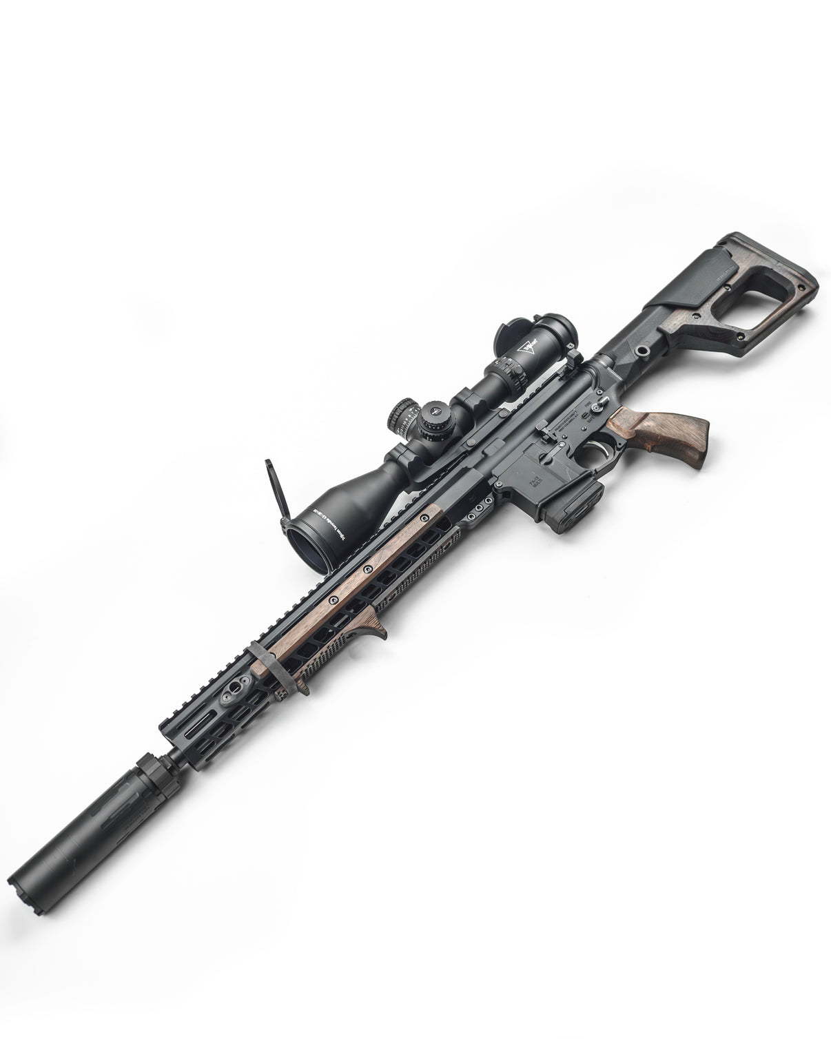 CNC Machined Walnut wood AR-15 stock JMK Customs – www.jmkcustoms.com